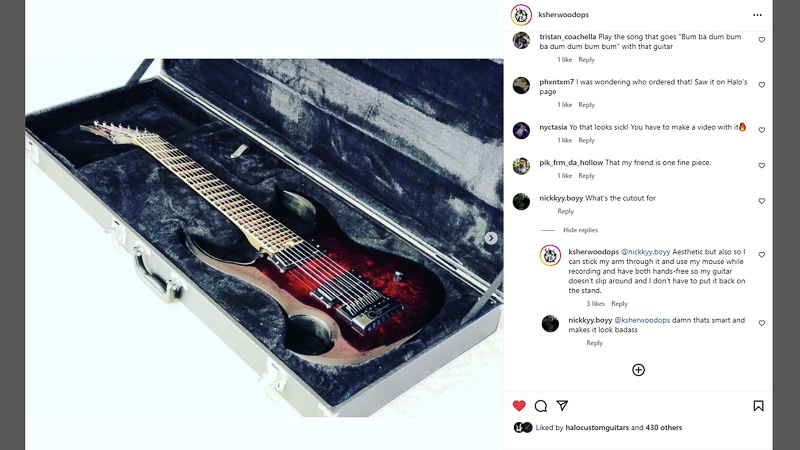 Multiscale (Fanned Fret) Guitar with EverTune